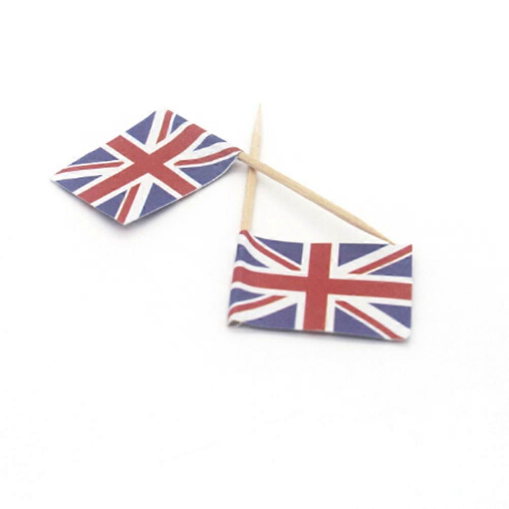 Culinary Decor Toothpicks Featuring England Flags, Enhance Your ...