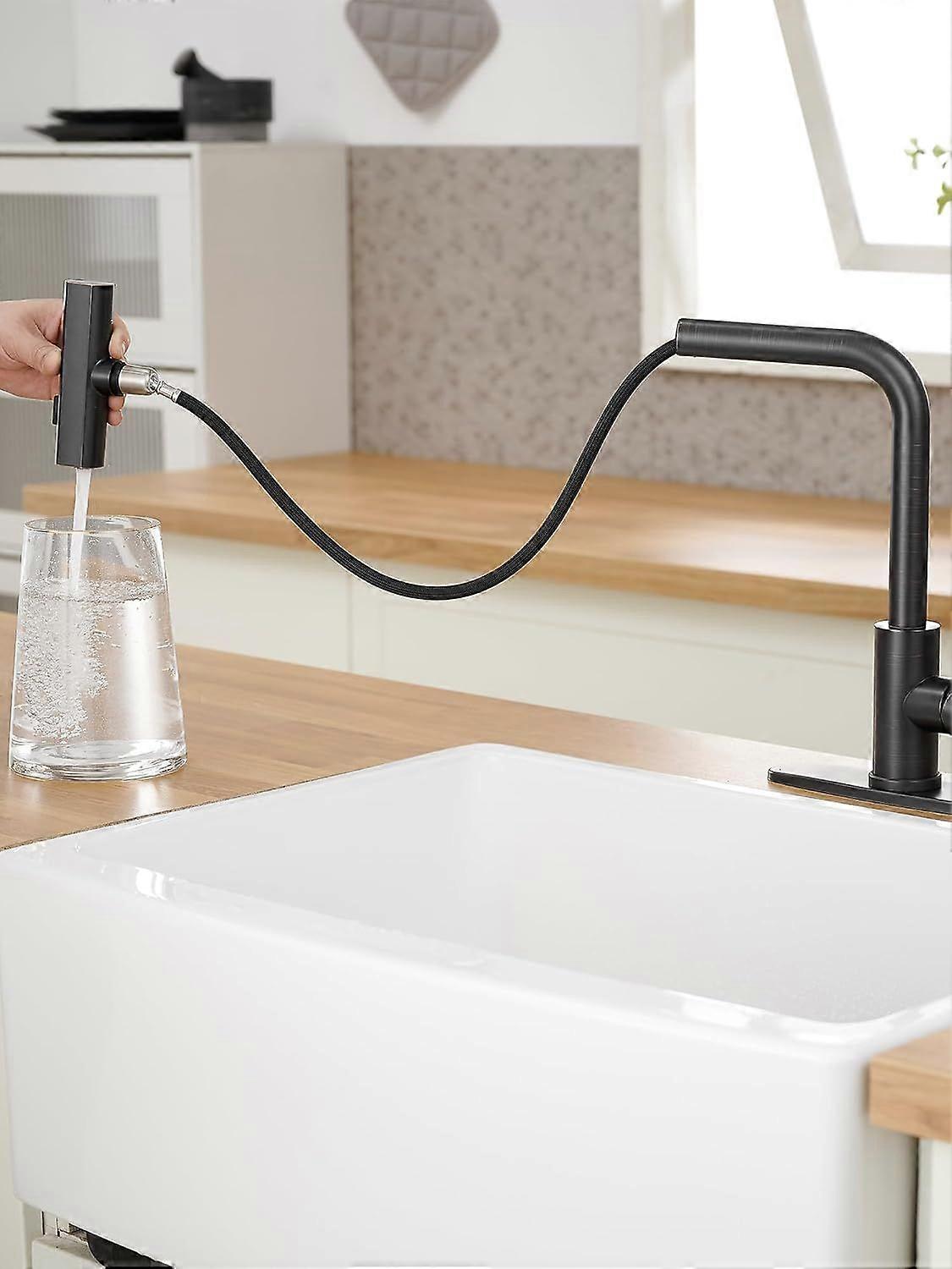 2025 Latest Model Kitchen Faucets with Pull Down Sprayer,Waterfall ...