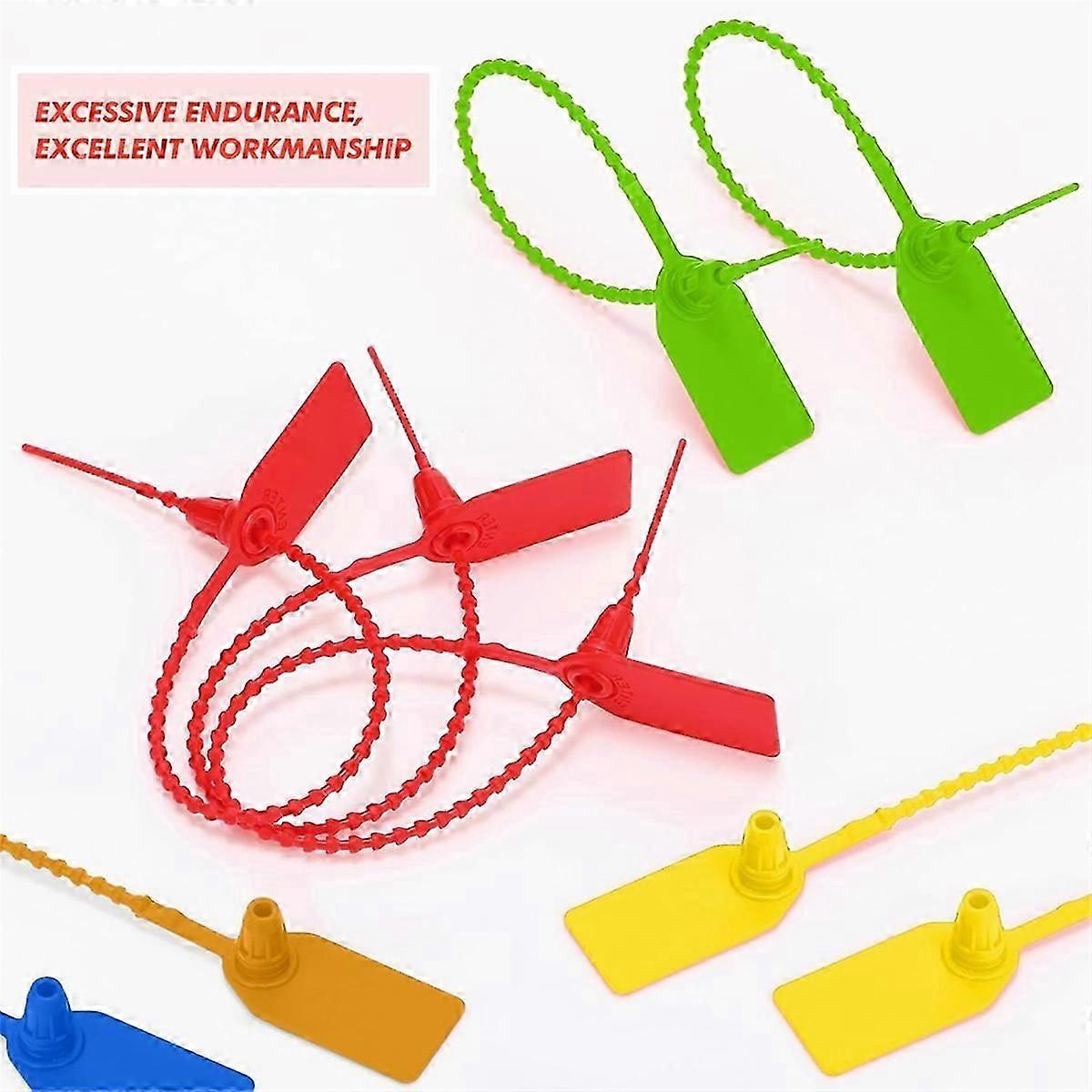 500Pcs Plastic Tamper Seals Zip Ties compatible with Blank Security ...