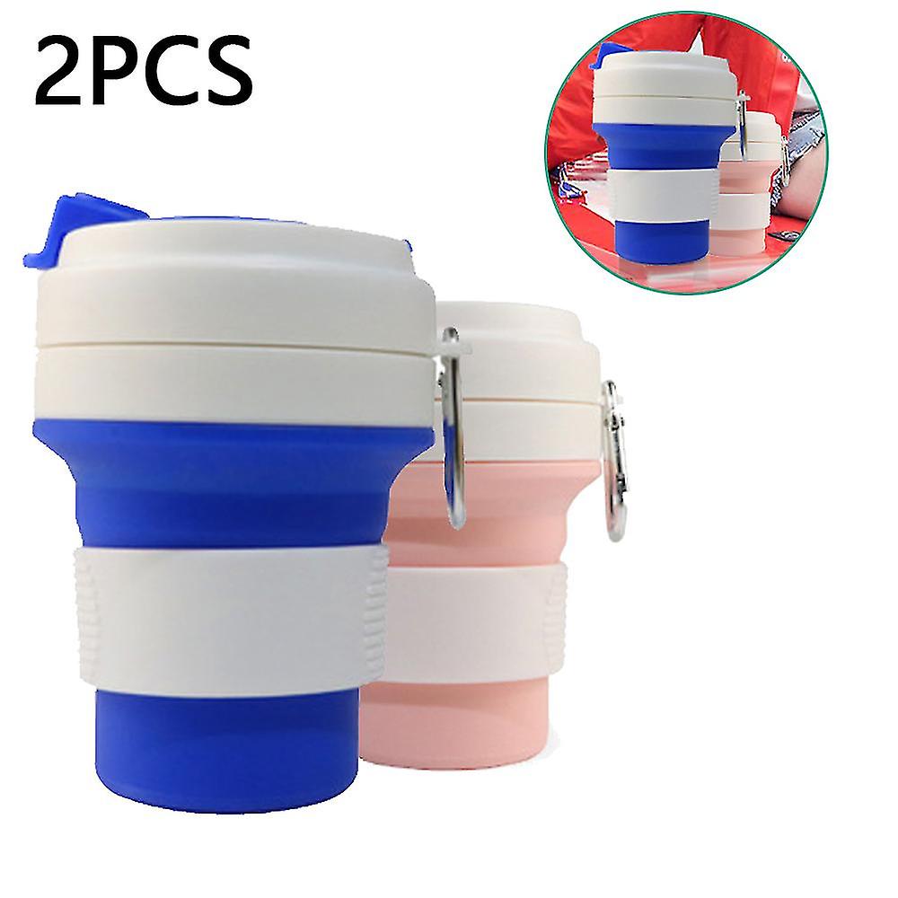 Silicone Collapsible Reusable Coffee Cup Portable Foldable Lightweight ...