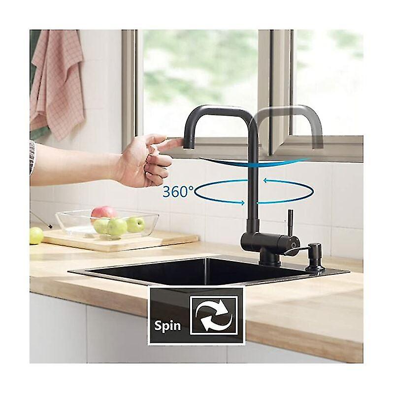 Black Folding Kitchen Faucet Folding Kitchen Faucet With 2 Choice Of ...