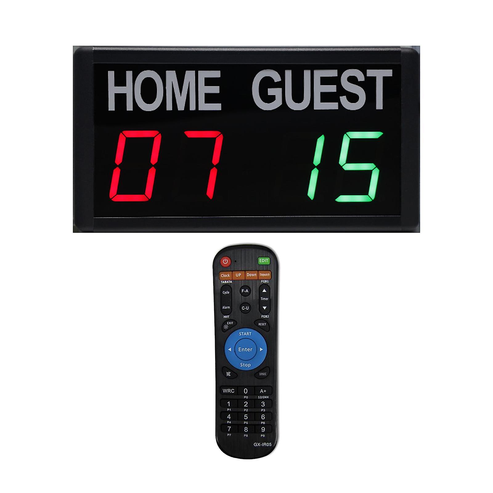 Portable Wall Mounted Electronic Digital Scoreboard Counter Indoor ...