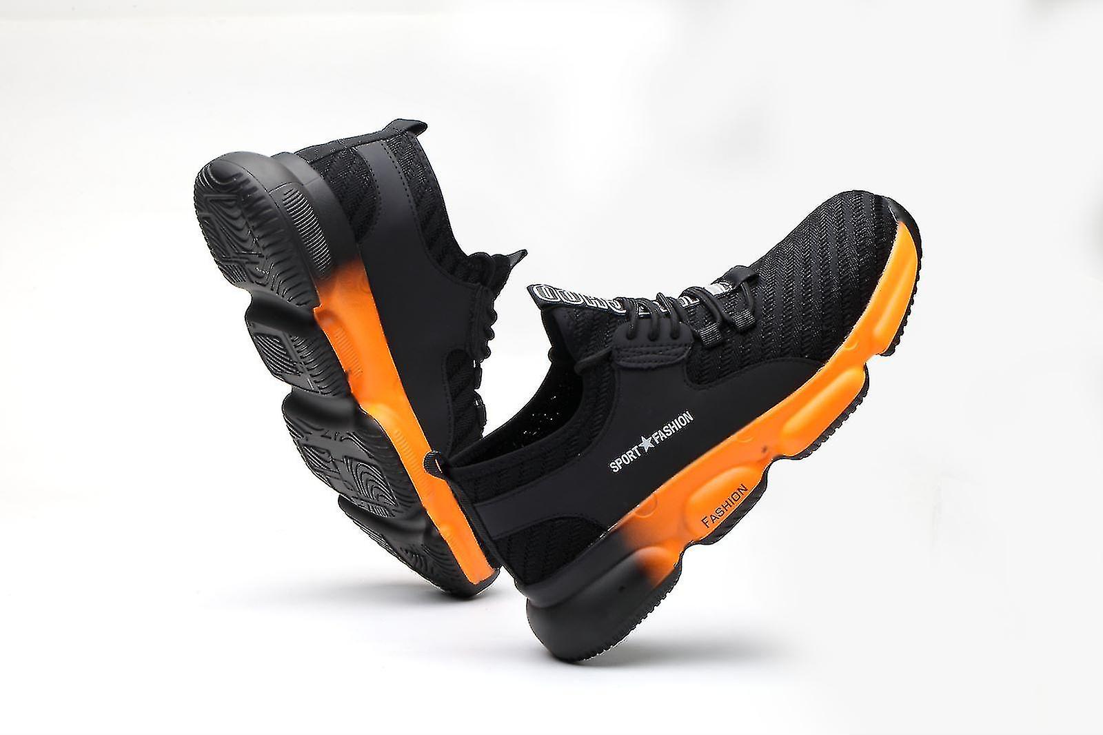 Labor Insurance Shoes Men's Anti-smashing Anti-piercing Flying Woven ...
