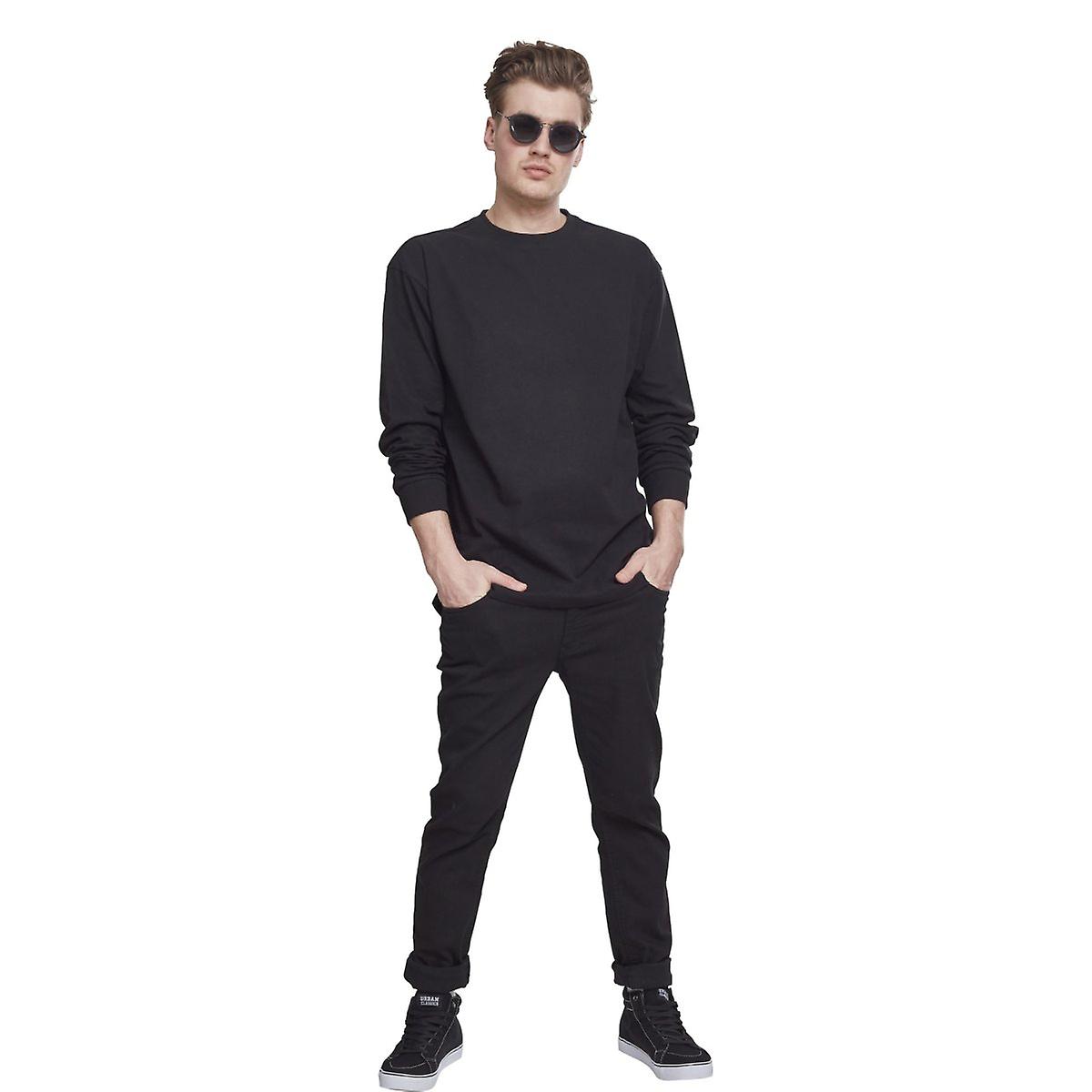Urban classics - boxy shaped heavy long sleeve | Fruugo UK