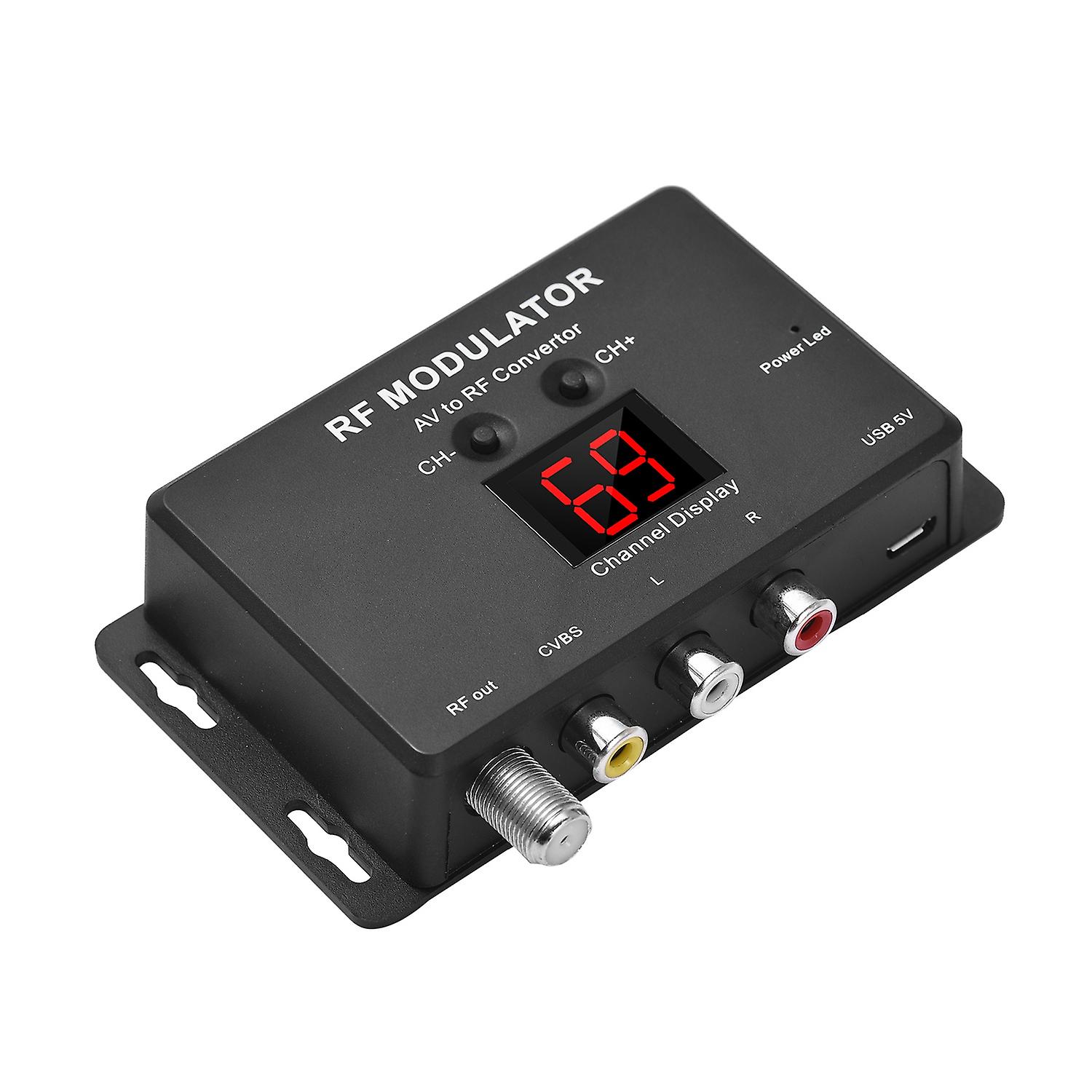 M60 RF Modulator AV to RF Converter | Fruugo UK