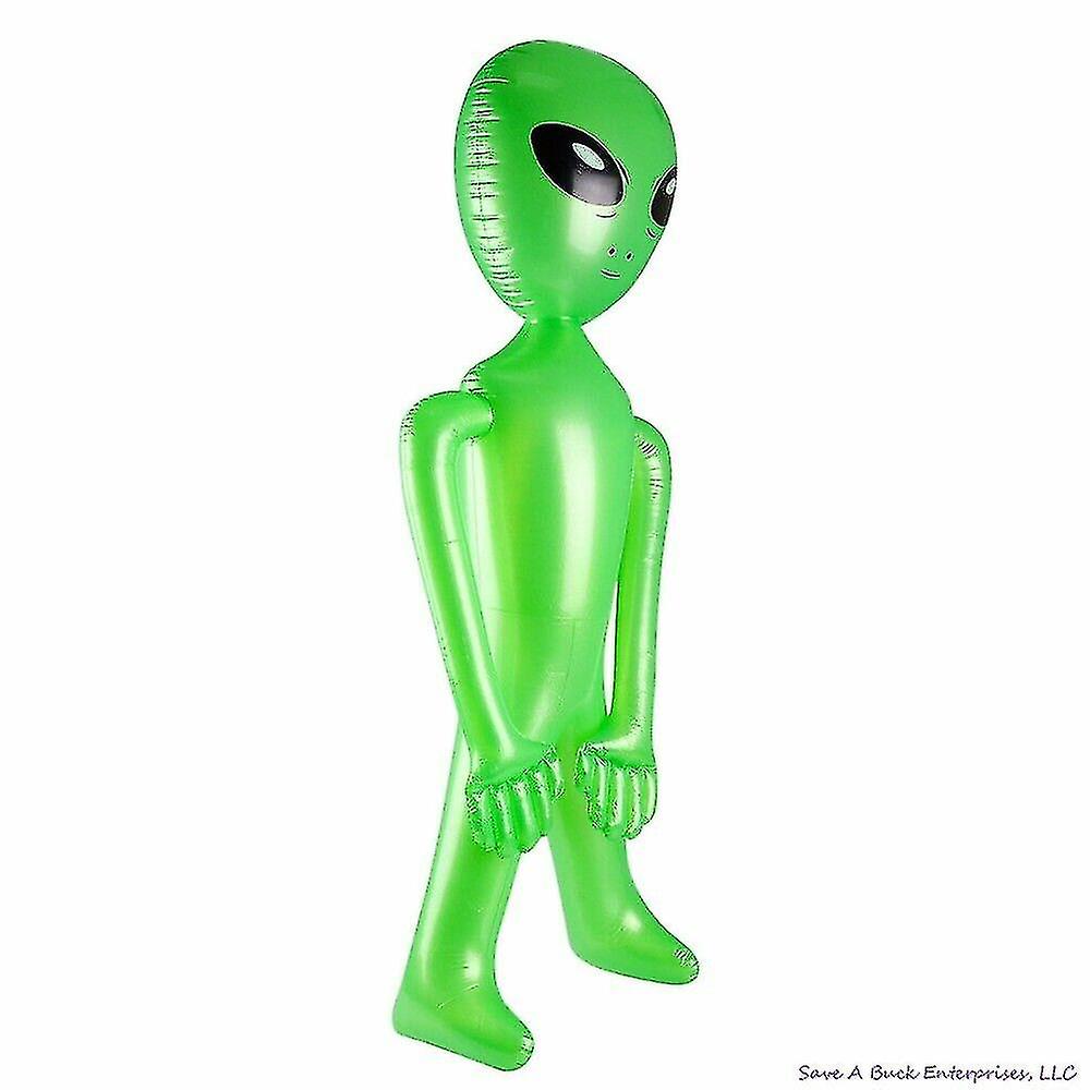 Green Alien Inflatable - 6 Foot Blow Up Prop Birthday Party Gift ...