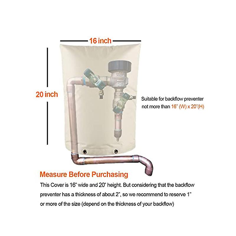 Backflow Preventers Protection, 16W x 20H Backflow Winter Cover ...