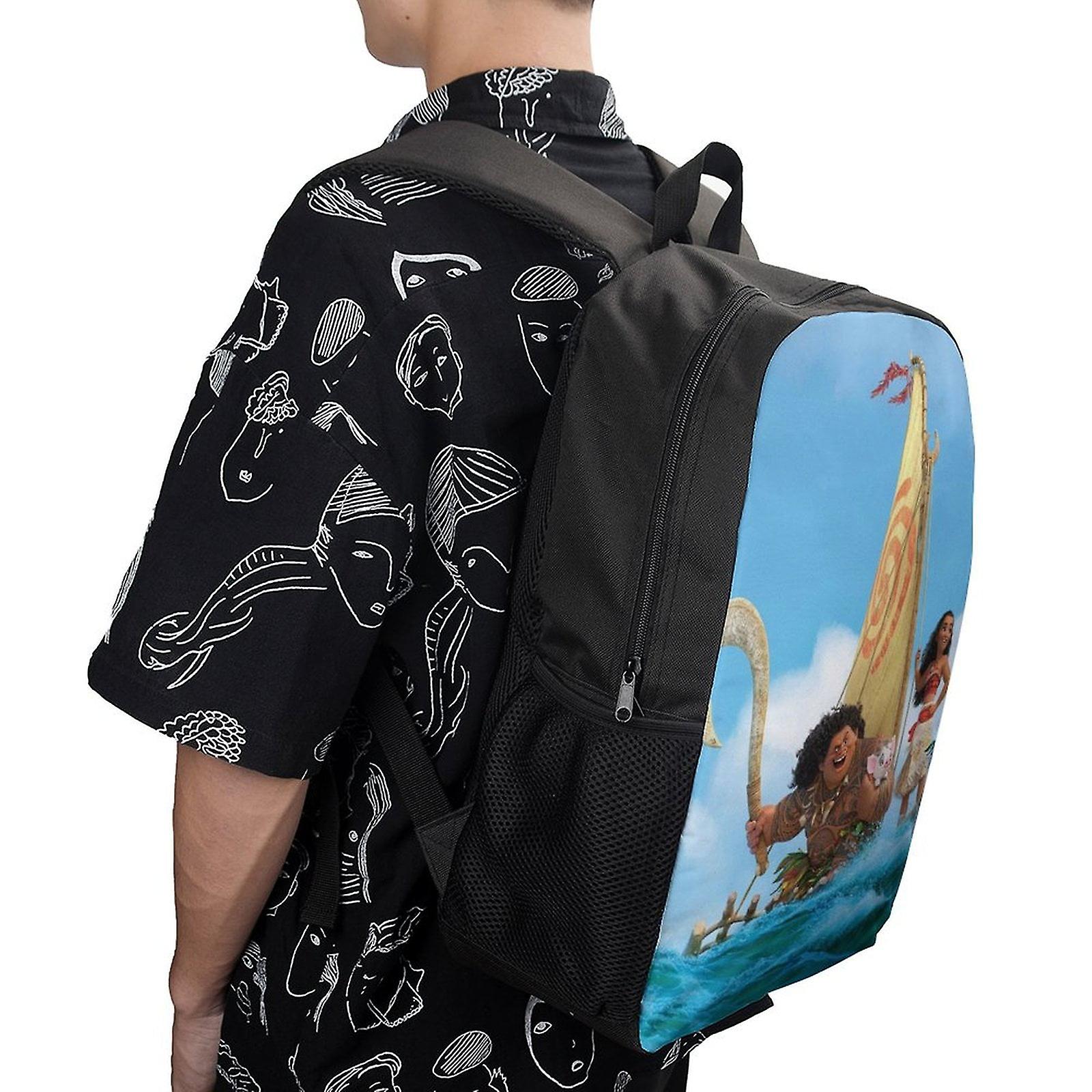 Moana Film Backpack Casual Daypack School Bag Bookbag Satchel Rucksack ...
