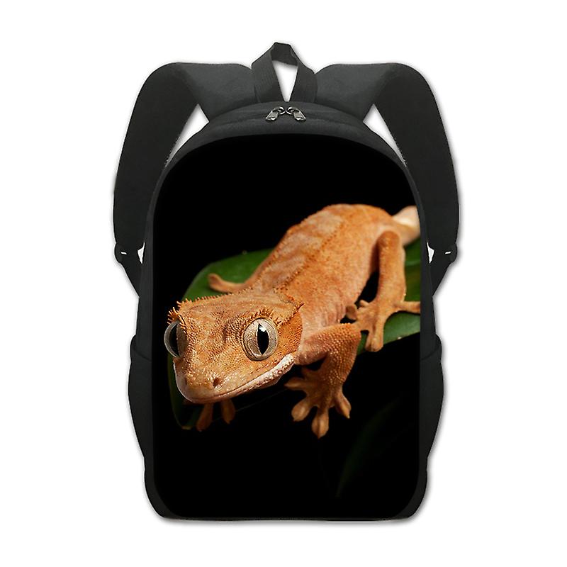 Crested Gecko / Bearded Dragon Backpack For Teenager Boys Girls Pet ...