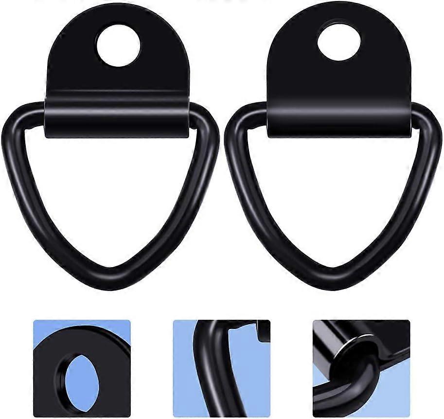 4 Piece Lashing Ring, Trailer D-Ring Mount, Heavy Duty Stainless Steel ...