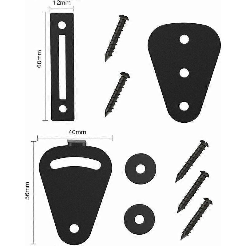 Latch Sliding Door Lock Sliding Bay Window Lock Kit for Barn Door ...