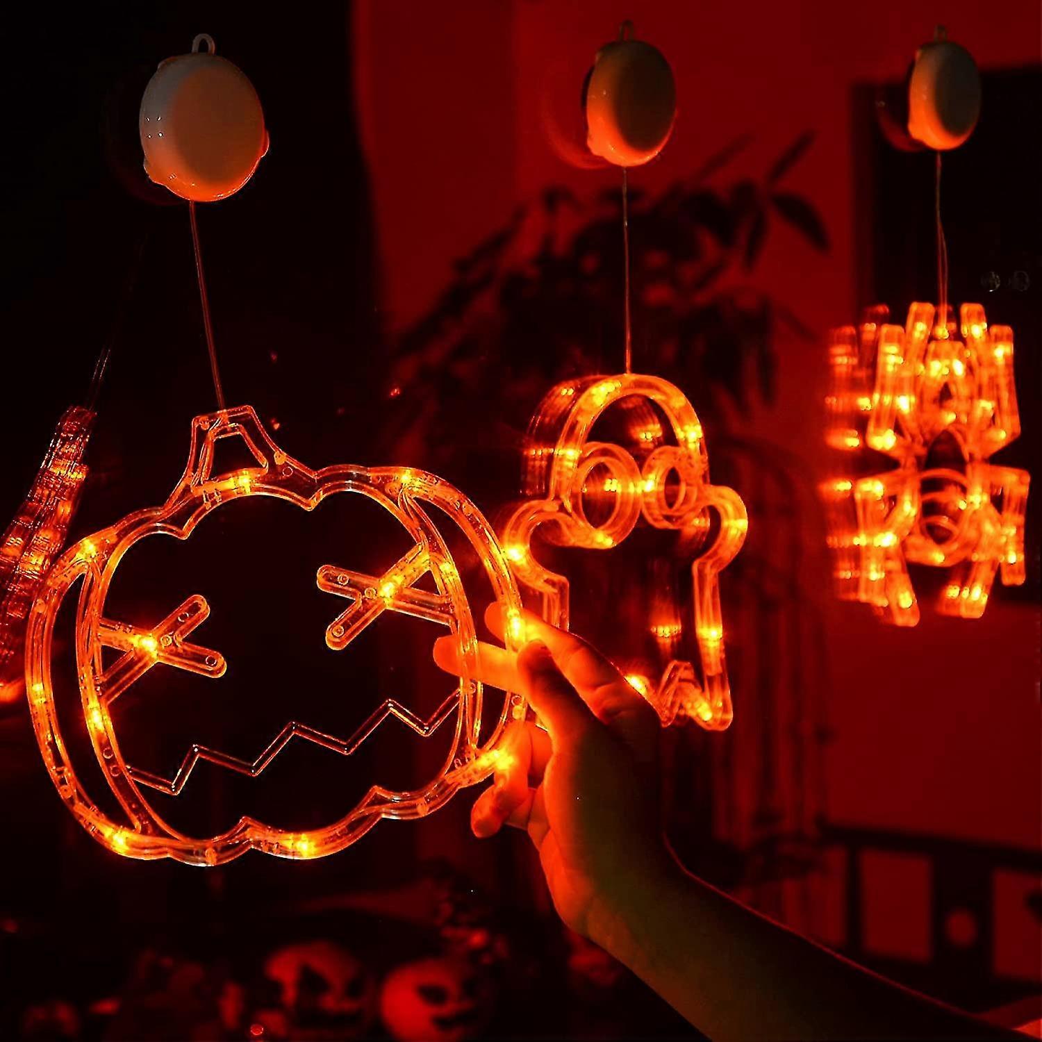 Halloween Decorations, Orange Pumpkin, Ghost And Spider Halloween ...