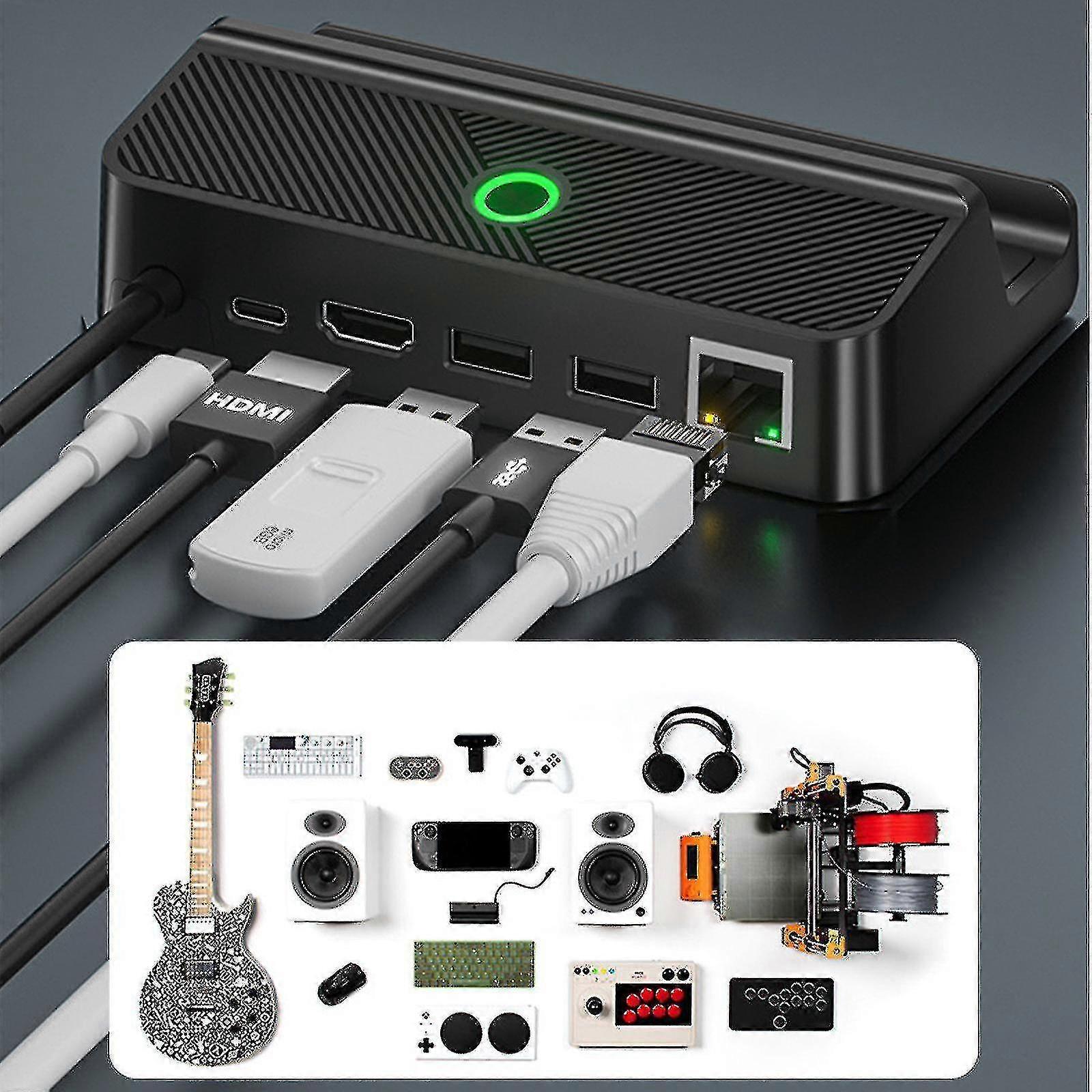 Rgb Steam Deck Dock, Docking Station For Steam Deck, Screen Switch ...