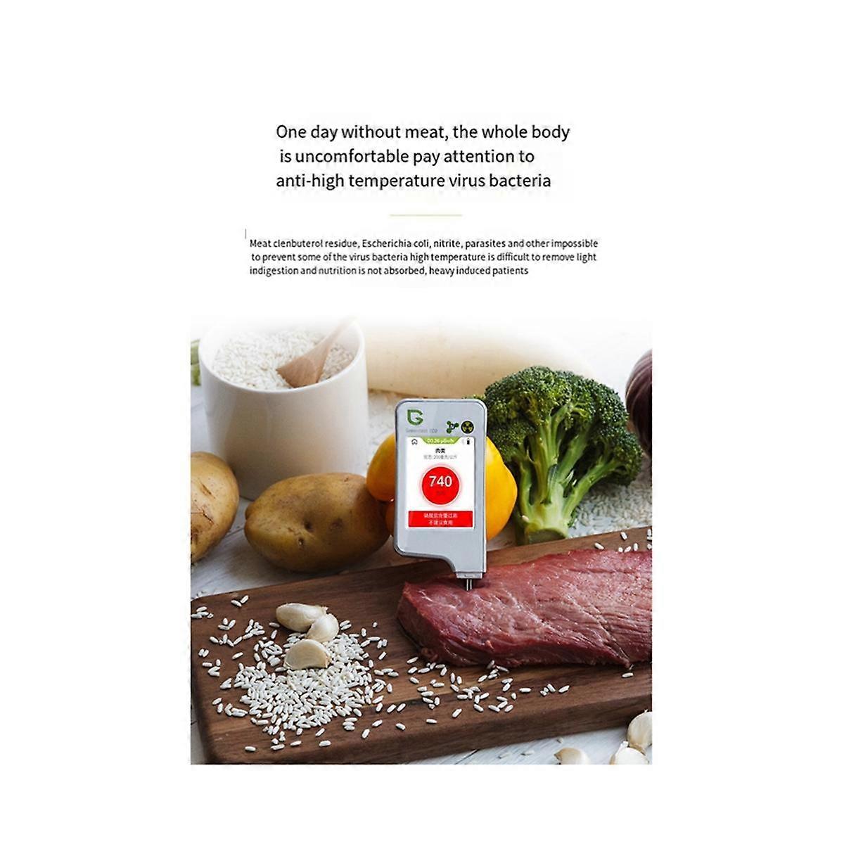 ECO-6 Digital Food Nitrate Tester Concentration Meter Analyzer Fruit ...