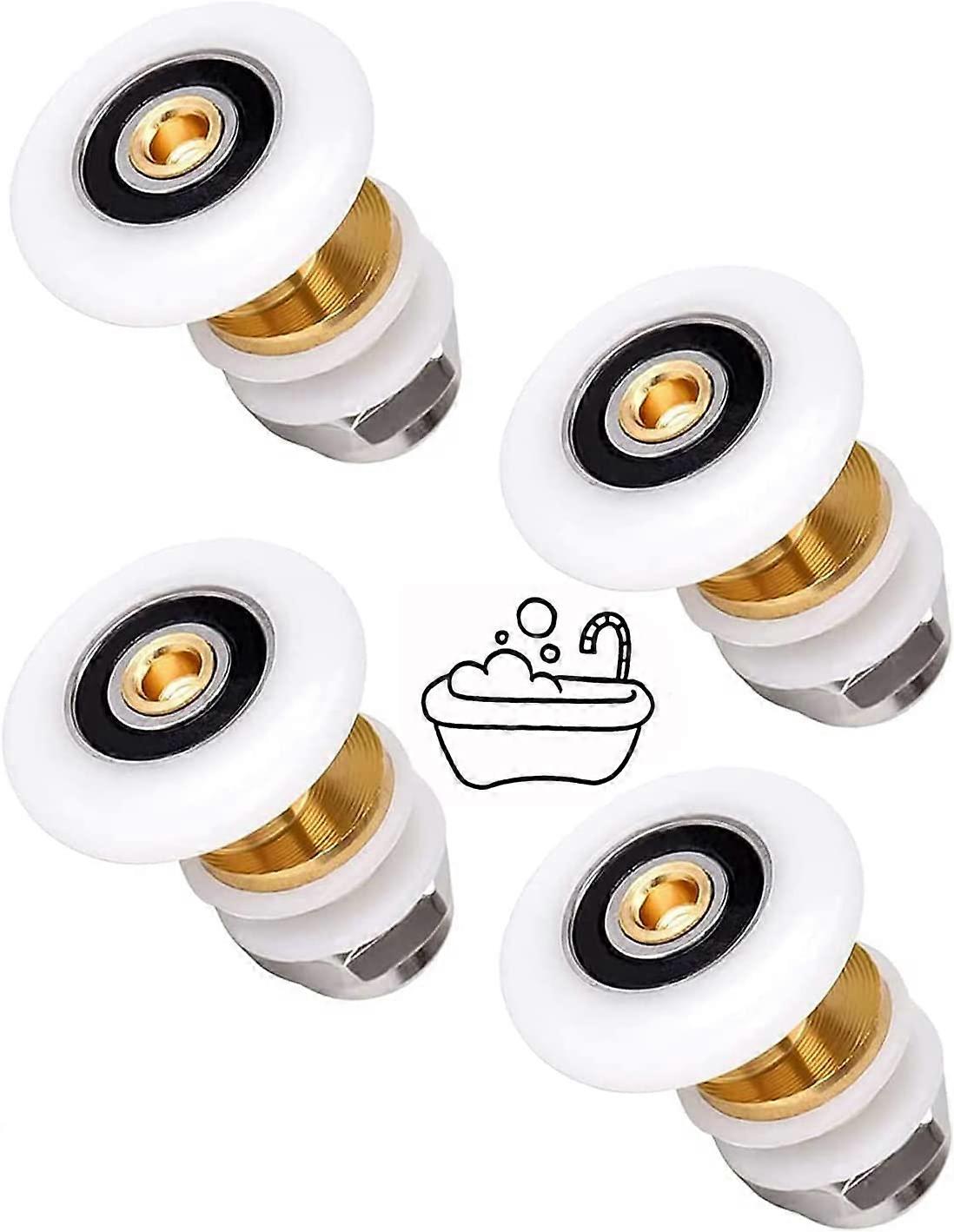 4PCS Shower Casters Wheel, Shower Sliding Door Caster, Replacement ...