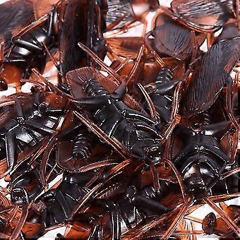 150pcs Fake Roach Simulation Cockroaches Prank Novelty Plastic ...