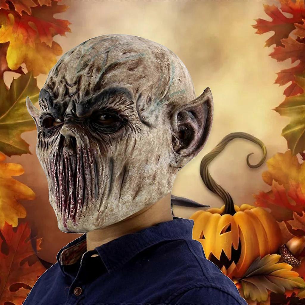 Scary Halloween Mask Terror Demon Devil Mask Cosplay Props Bloody Ghost ...