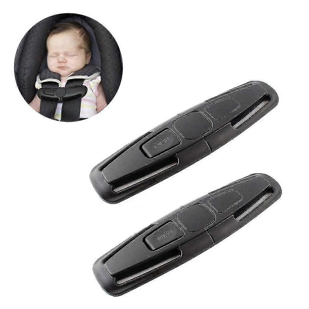 2 Pack/4 Pack Car Safety Seat Strap Belt Lock Tite Tight Harness Clip ...
