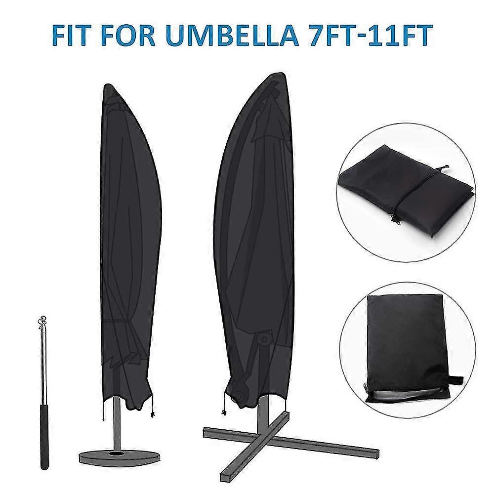 Parasol Cover, Waterproof, Windproof, Heavy Duty Rip Proof Oxford ...