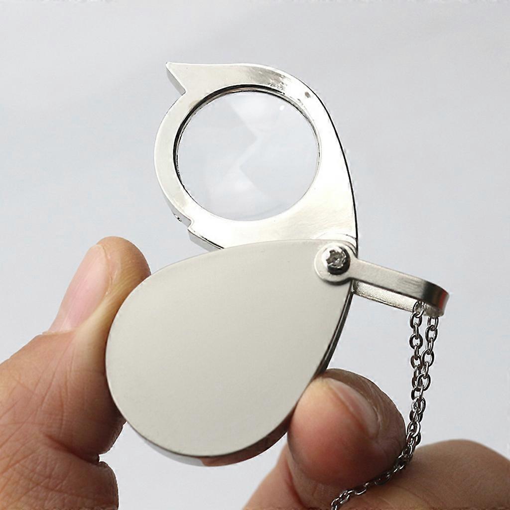 Utility Monocle Lens Necklace With 10X Magnifier Coin Magnifying Glass ...