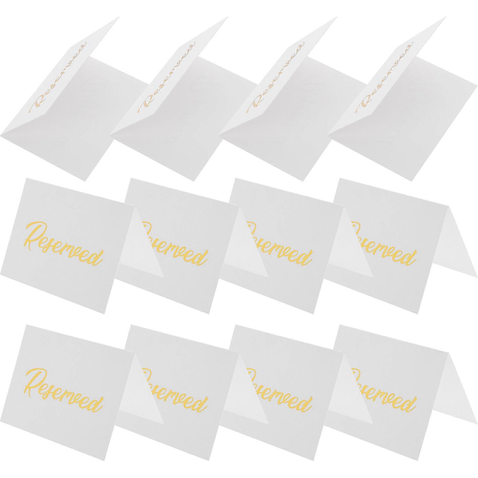 50pcs Reserved Table Signs for Wedding Party Double Sided Reserved ...