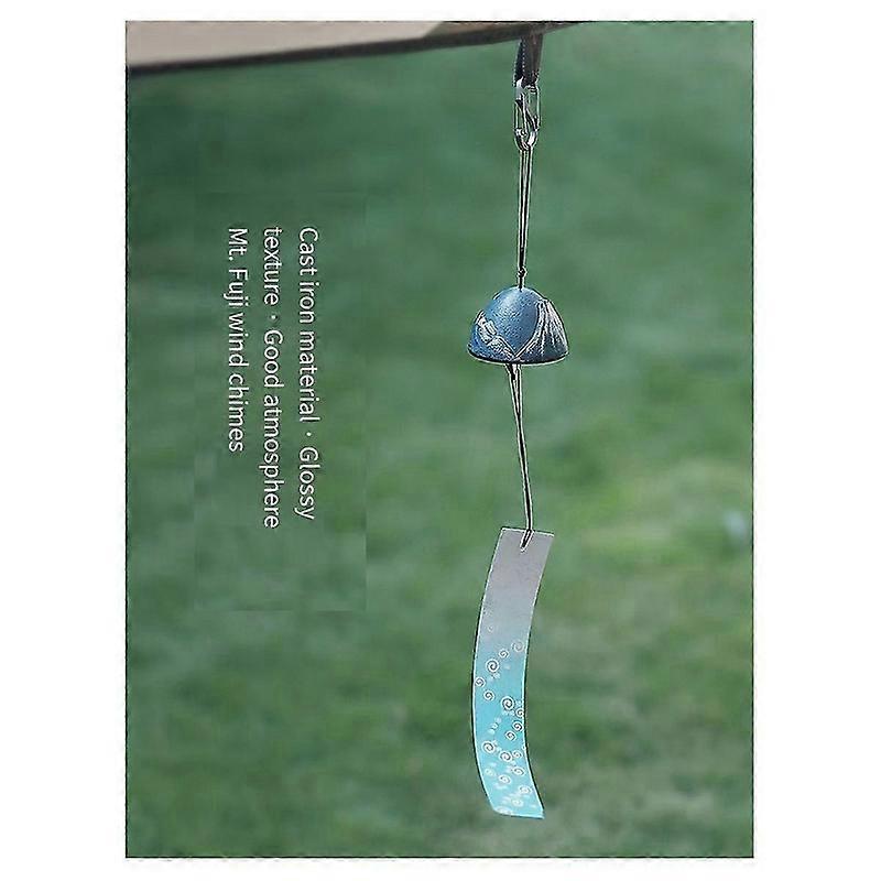 Black Japanese Wind Chime Southern Cast Iron Rock Wind Chime Beautiful ...