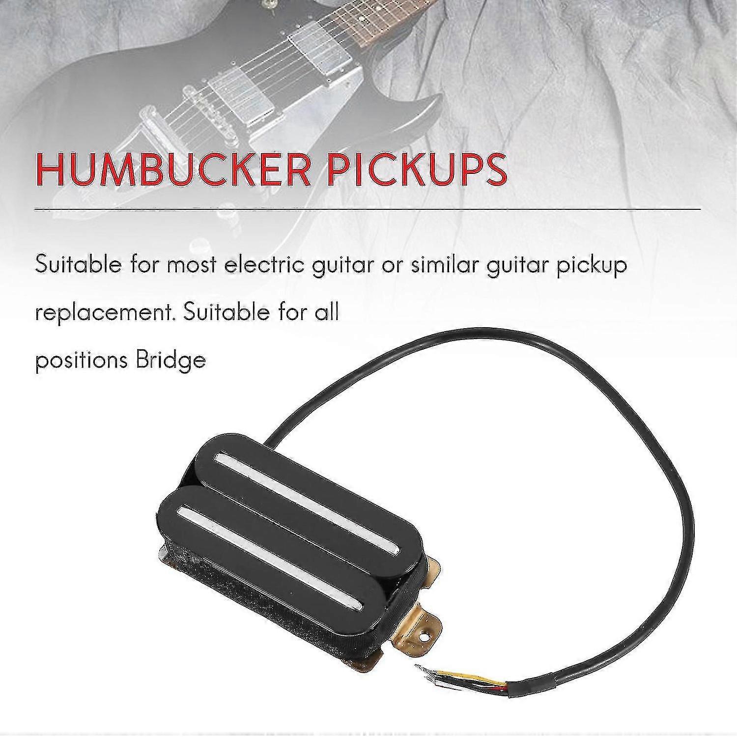 High Output Pickup Dual Hot Rail Humbucker Pickups Ceramic Electric ...