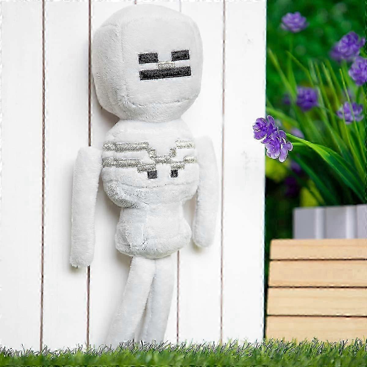 Minecraft Skeleton Plush Doll Stuffed Toy Ultra Soft Doll Birthday Gift ...