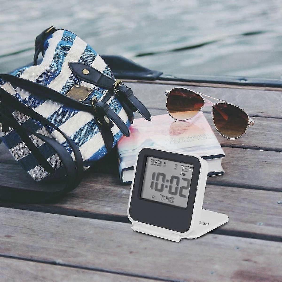 Small Digital Travel Alarm Clocks,battery Operated Mini Travel Clock ...