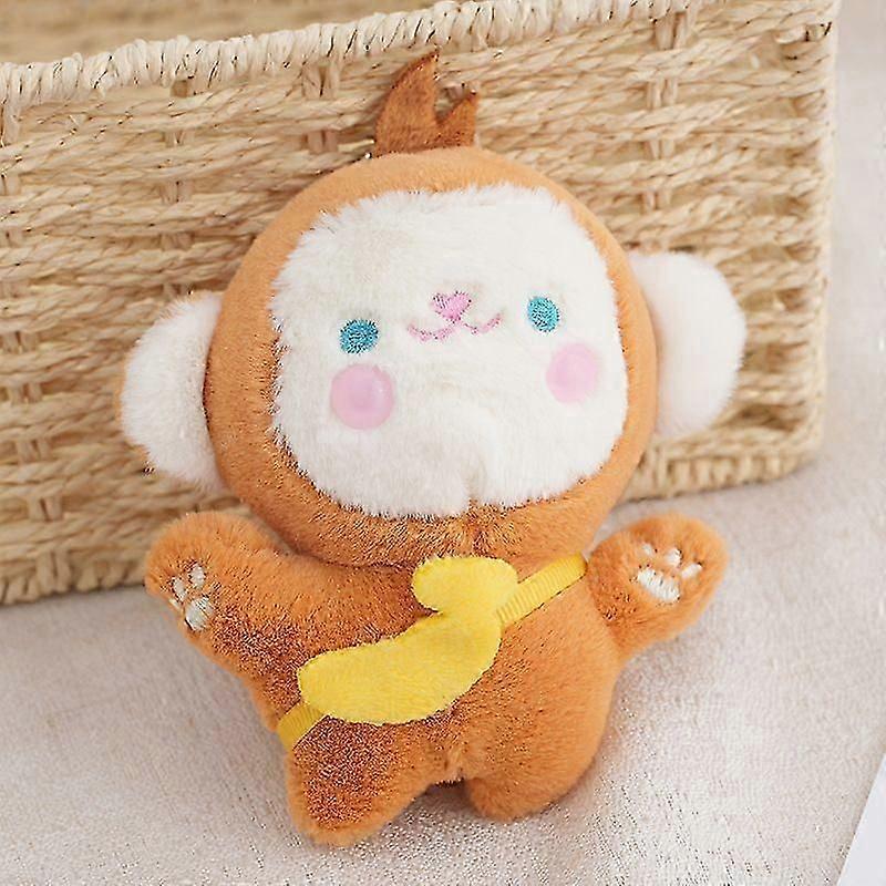 1 PCS Keychain Decoration,12 cm Plush Key Ring PP Cotton Cartoon Doll ...