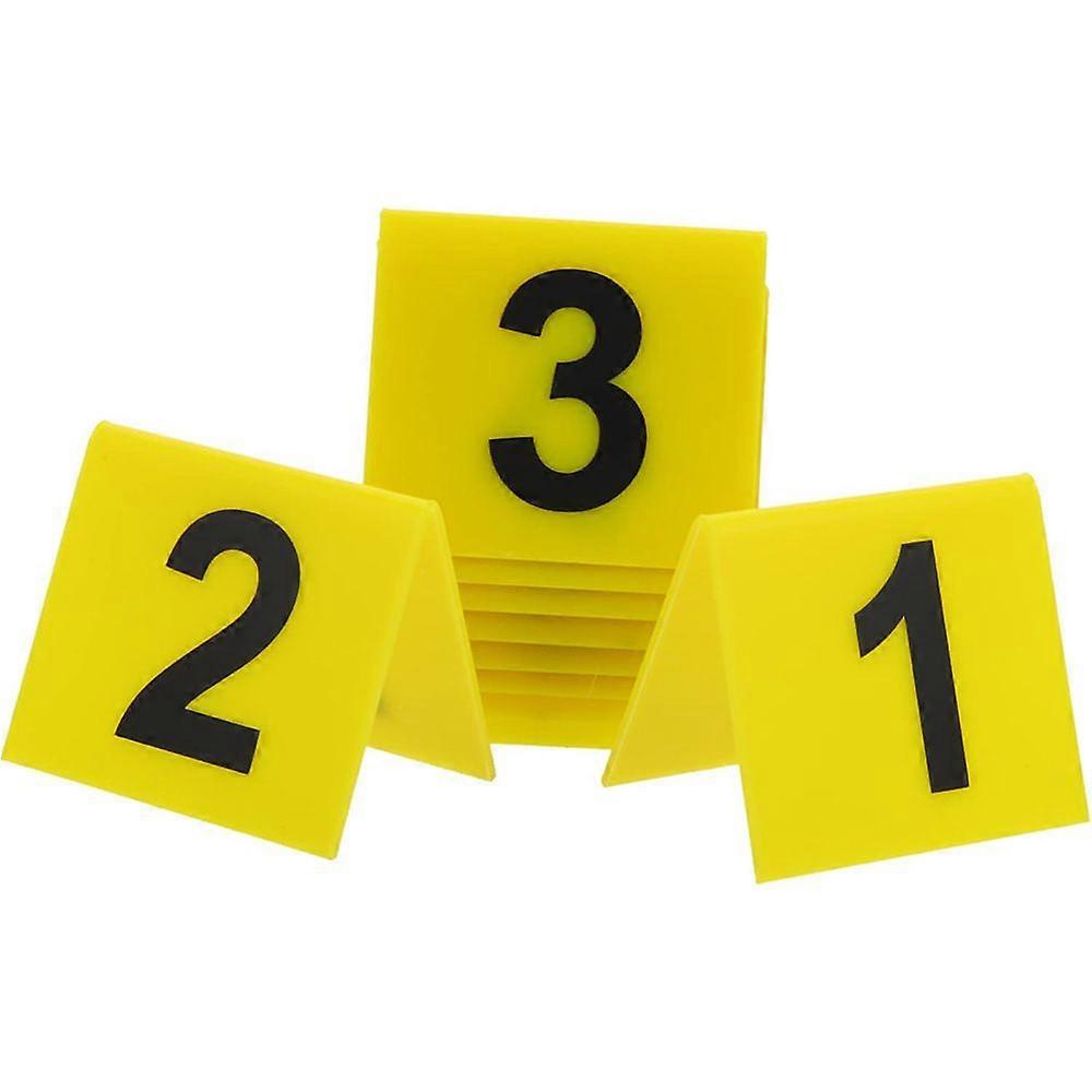 Set of 10 Evidence Markers Perfect for Crime Scene & Table Decorations ...