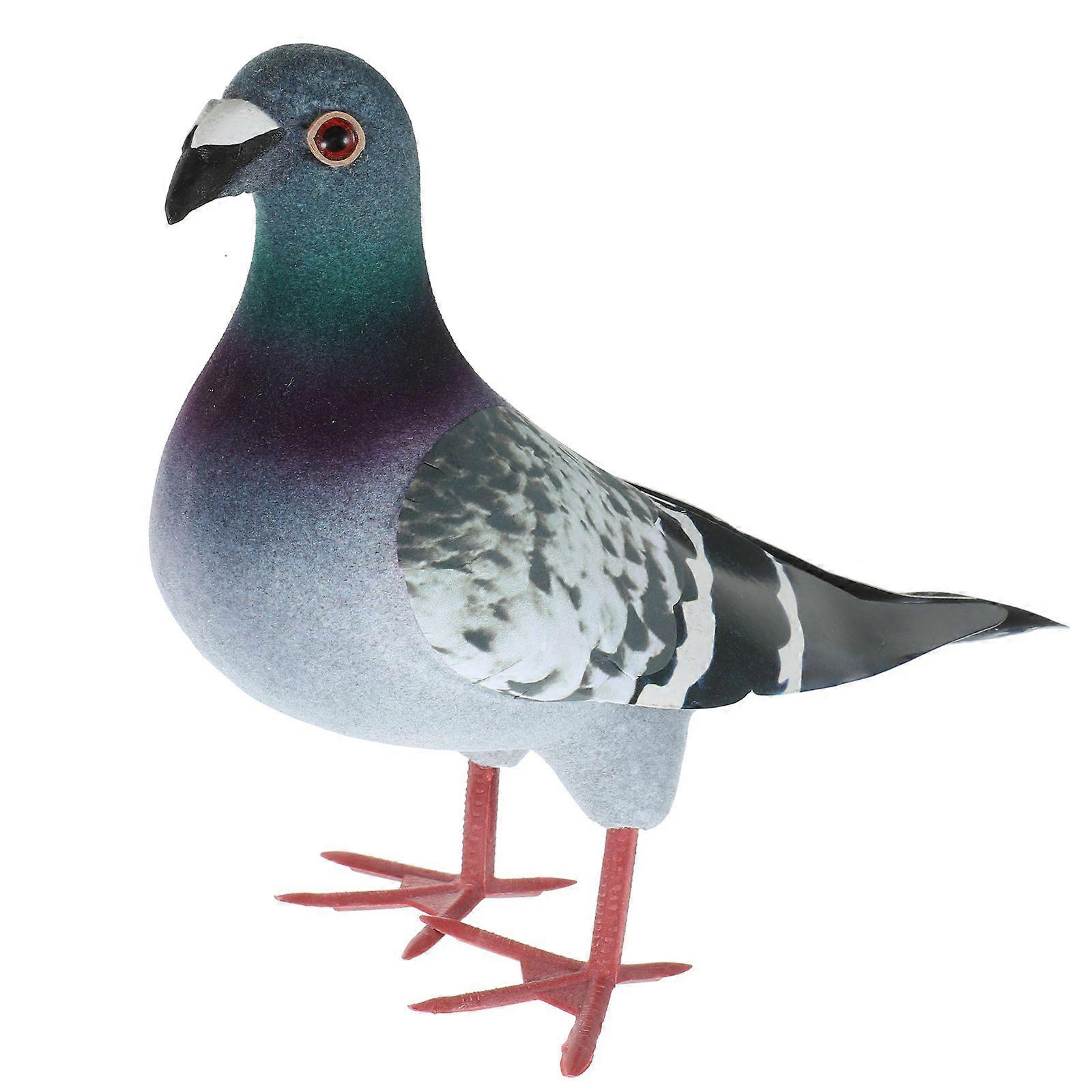 Artificial Feathered Pigeon Fake Dove Artificial Foam Bird for ...
