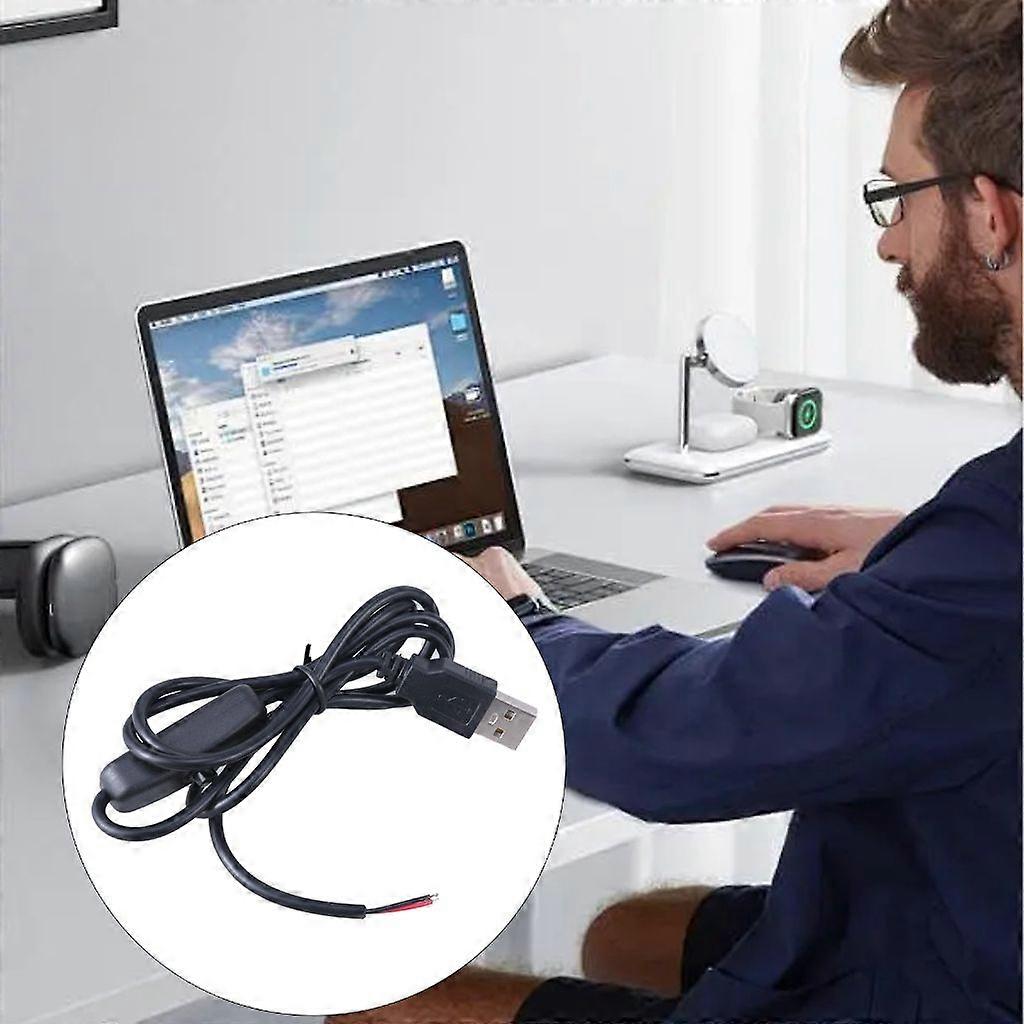 DC5V USB to 2Pin Cable with Switcher Power Cable | Fruugo UK