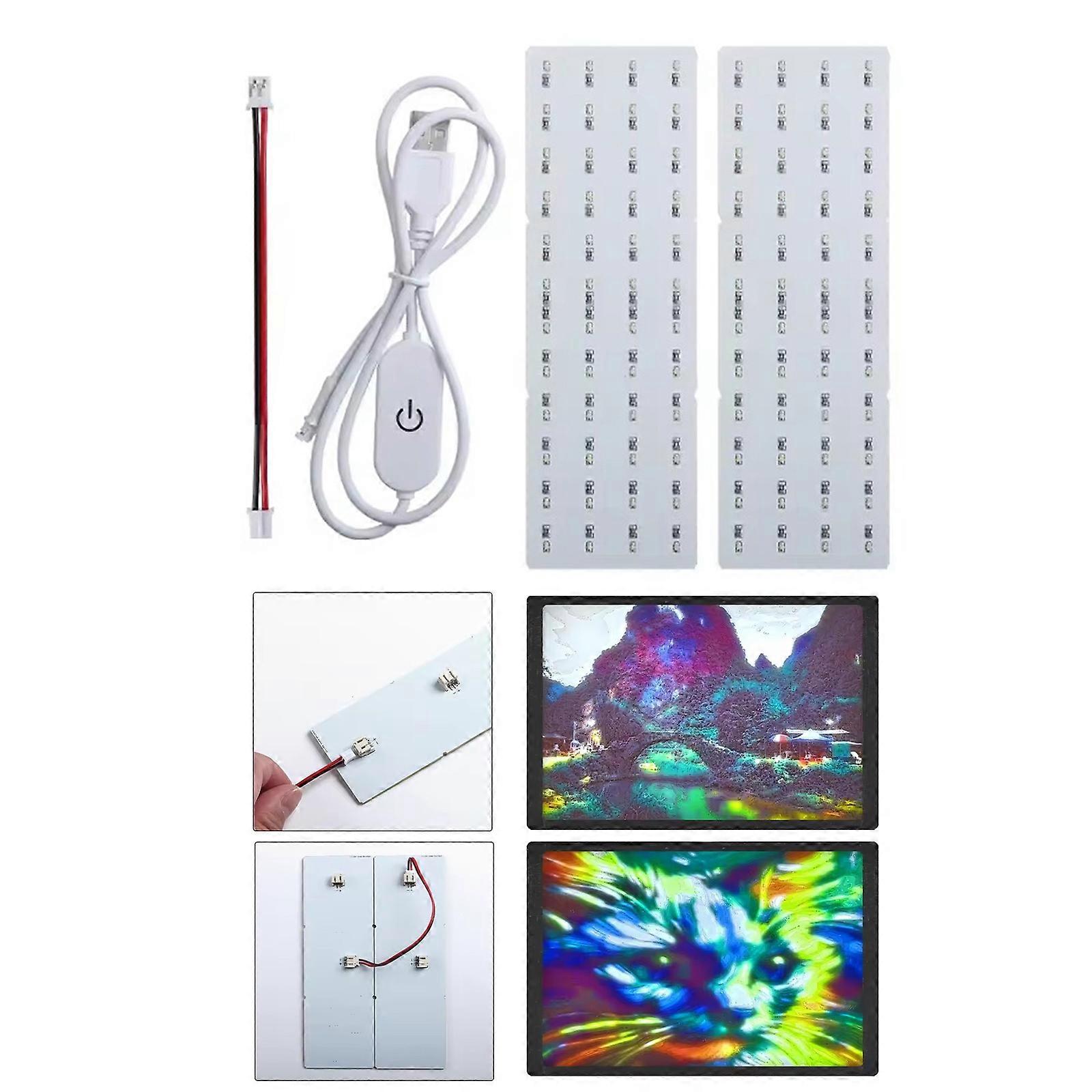 For Lab Lithophane LED Backlight Board Kit DIY Lamp Board Replacement ...