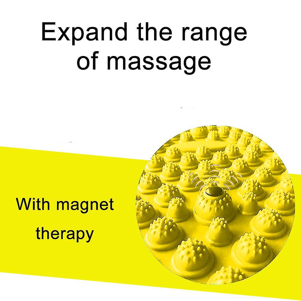 Foot Massager Reflexology Mat With Magnetic Therapy Acupressure Disc ...