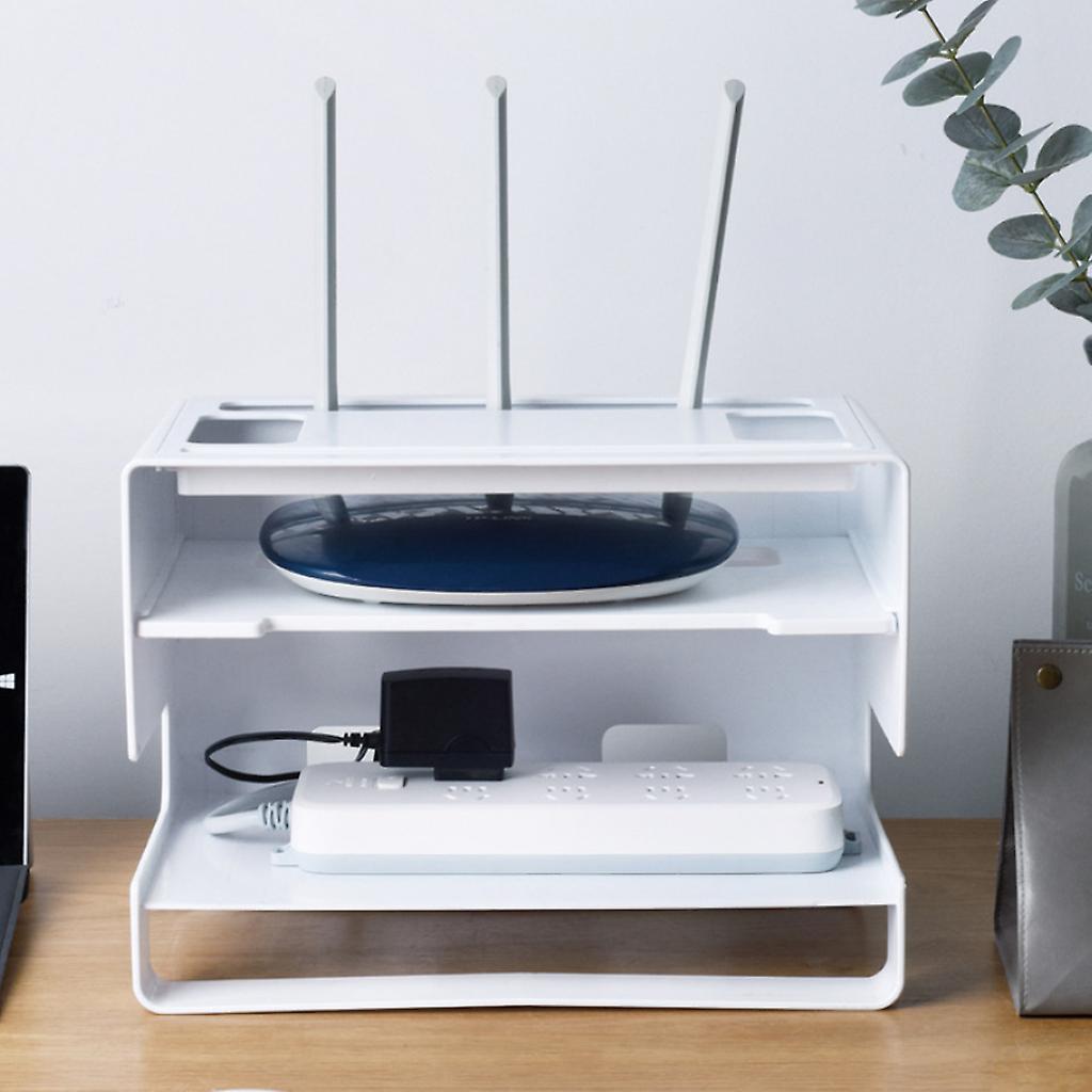 Wifi Router Storage Box Socket Wire Box Removable Dust-proof TV Set-top ...