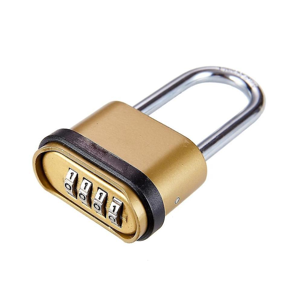 Long Beam Combination Lock, Padlock, Extended Lock Hook Bottom, Four ...