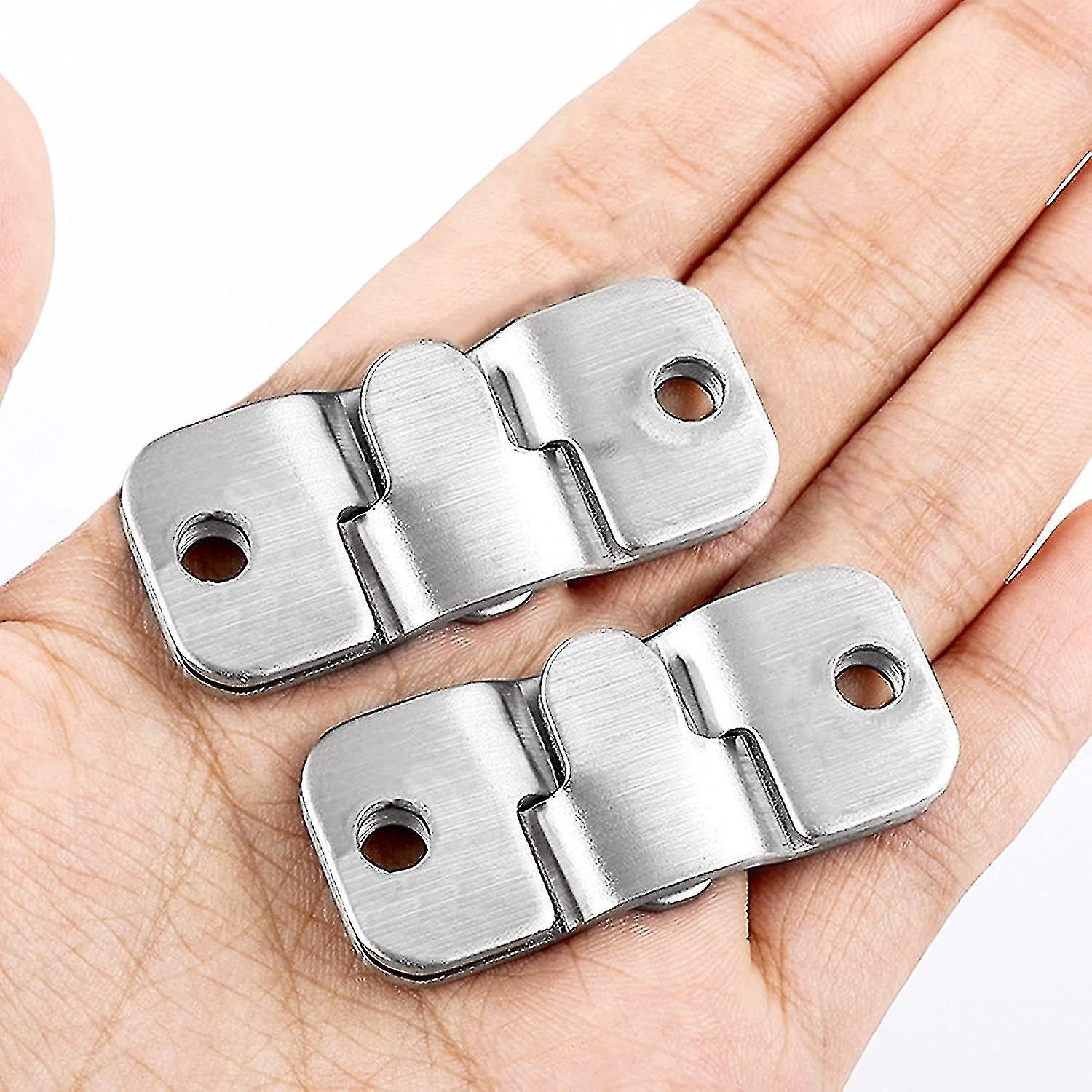 10 Pairs Flush Concealed Mount Brackets Interlocking Picture Hanger ...