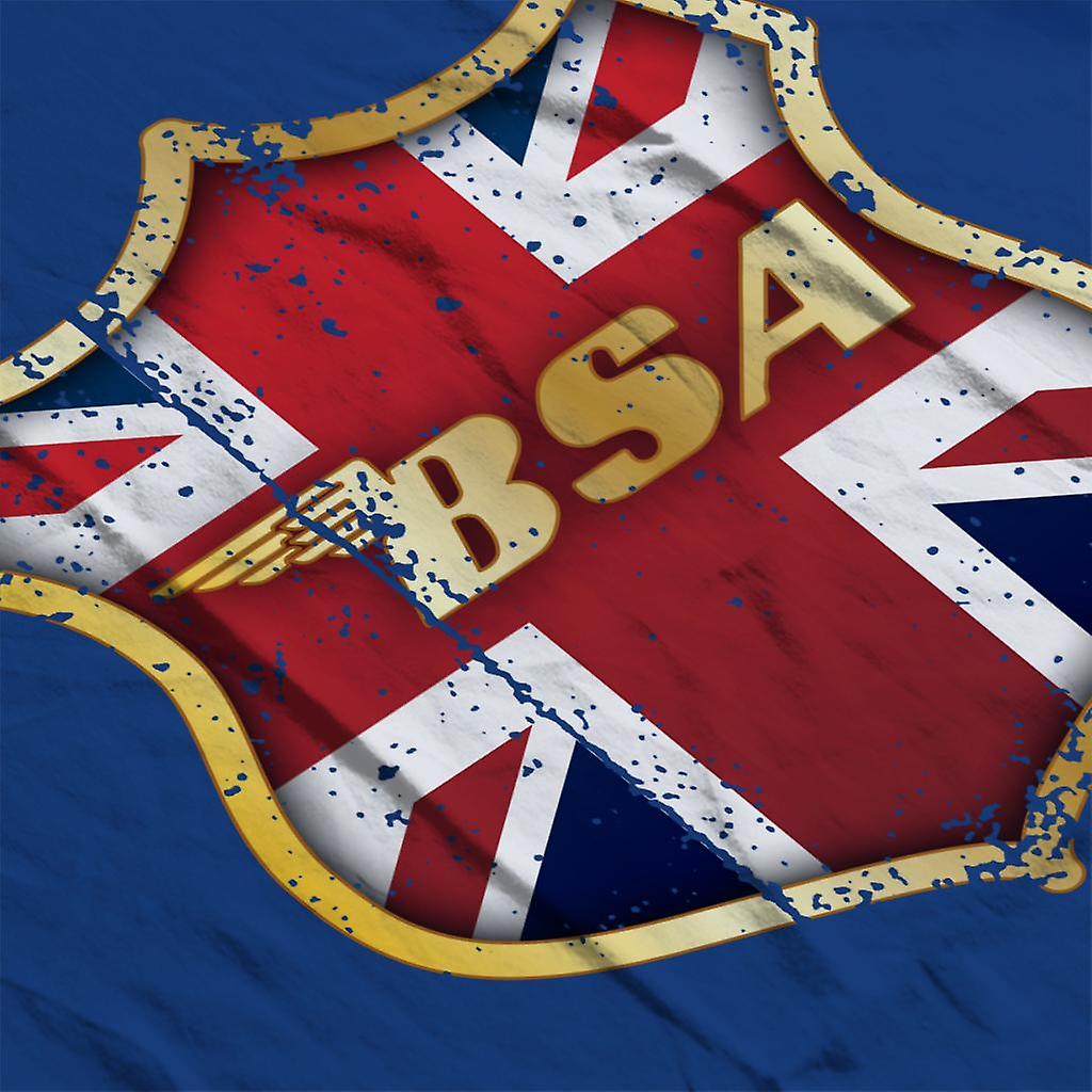 BSA Golden Logo Union Jack Badge Men's Varsity Jacket | Fruugo US