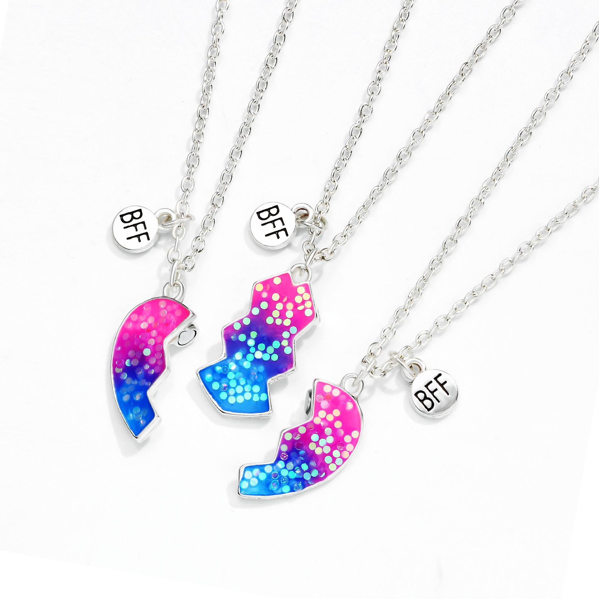 Friendship Pendant Necklace Set Best Friends Necklace BFF Necklace ...