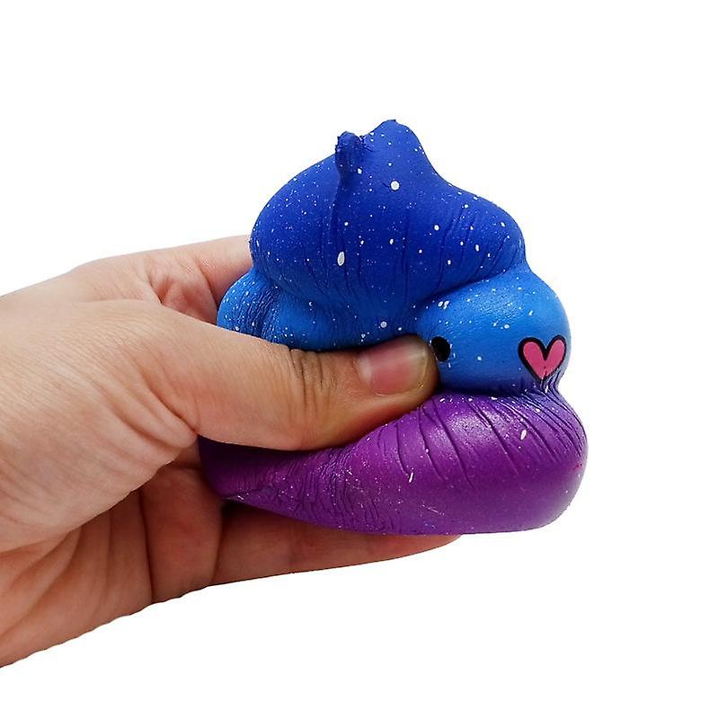 Slow Rebound Decompression Poop Starry Sky Poop Colorful Pu Squishy ...
