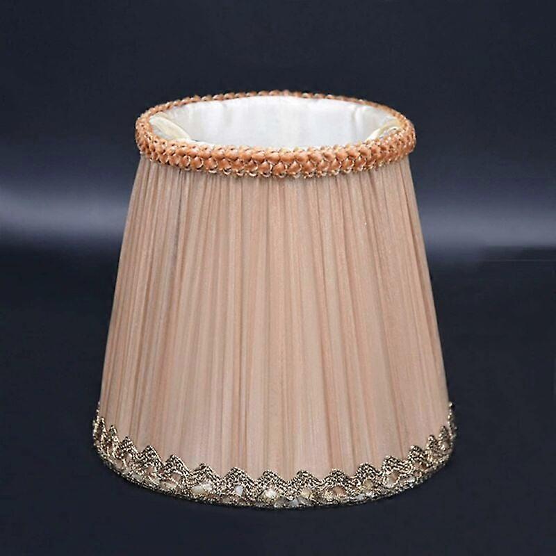 Fabric Lampshade,European Style Candle Crystal Chandelier Wall Lamp ...
