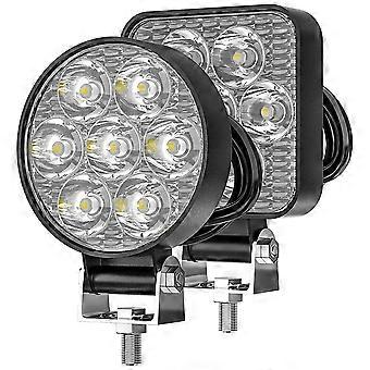 Mini 2.5 "Square Mini Led Square Work Light Pole 7LED Cross Country ...