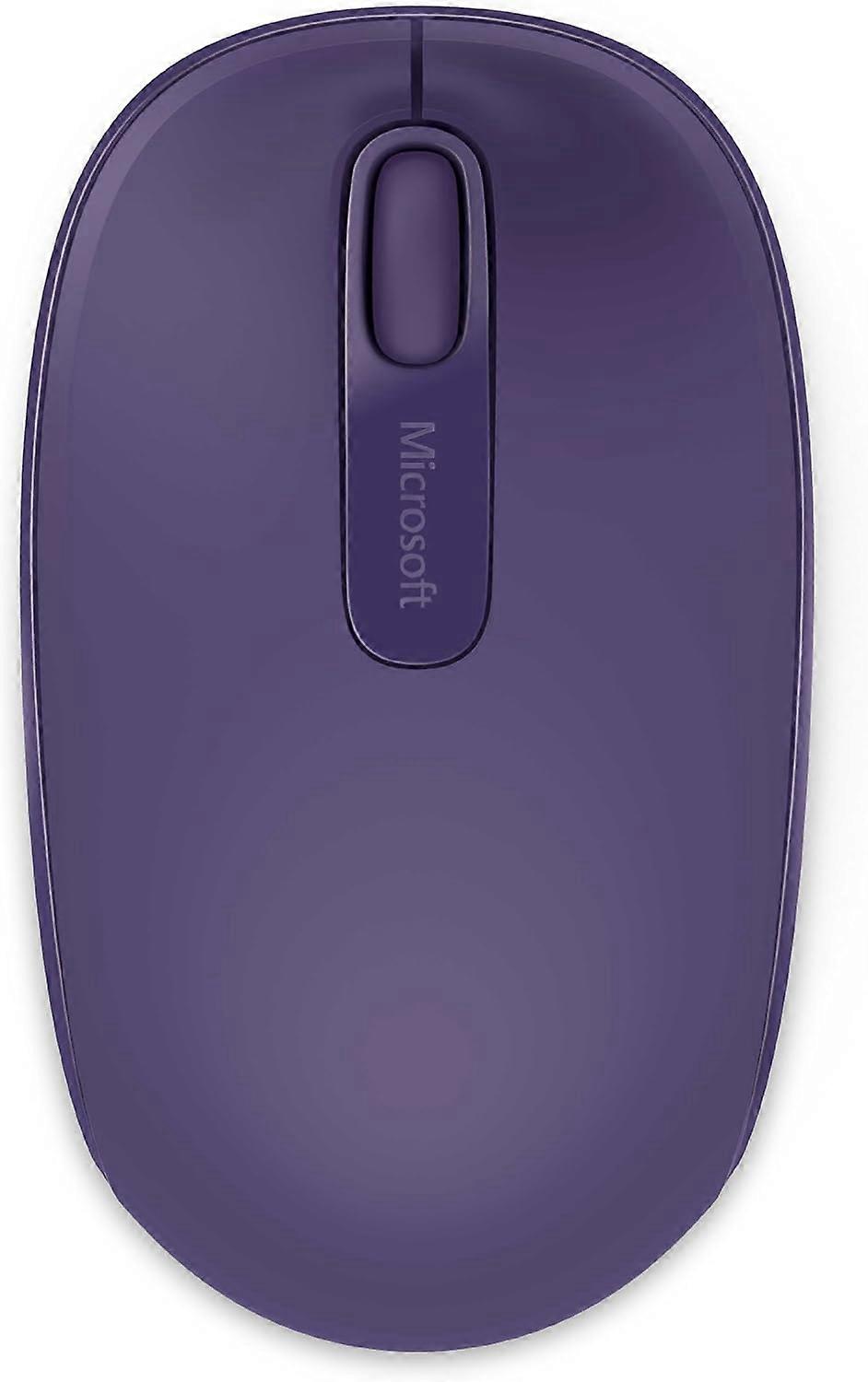 Microsoft Wireless Mobile Mouse 1850 - Purple. Comfortable Right/Left ...