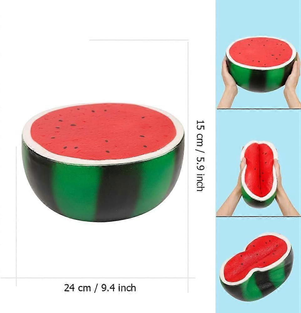 10 Inches Squishies Watermelon Super Jumbo Squishy Slow Rising Squeeze ...