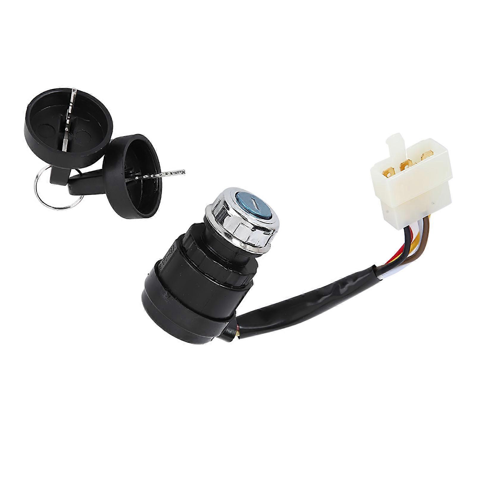 5 Wire 5 Pin Ignition Key Switch Start Lock For Most 50250CC Motorcycle ...