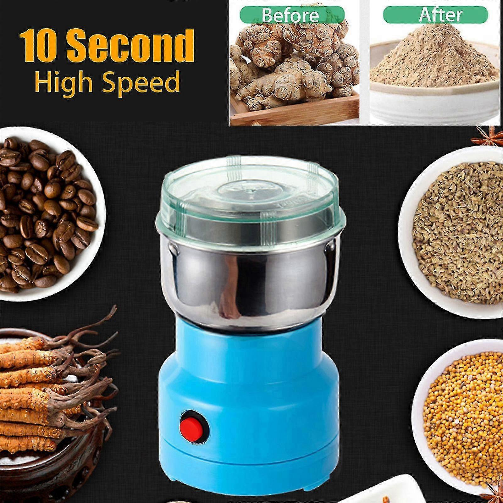 Black Us Plug Household Grinding Miller Electric Grain Spices Cereals ...