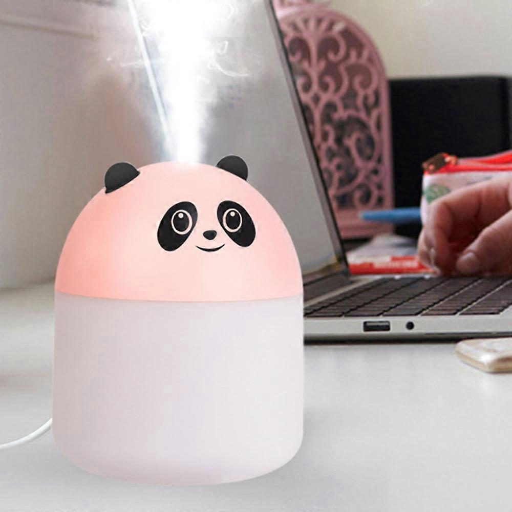 USB Colorful Light Air Humidifier Mini Cute Panda Aromatherapy Diffuser ...