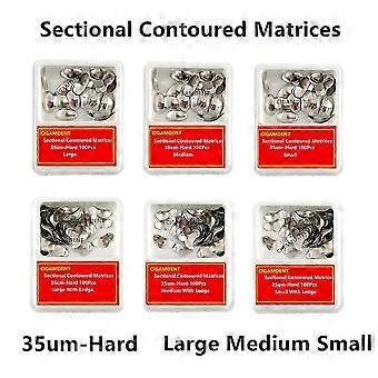 1box Dental Sectional Contoured Matrice Proximal Anterior Strips Twin ...