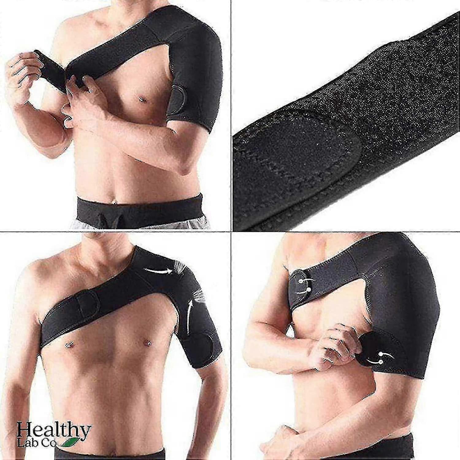 Healthy Lab Co Compression Shoulder Brace For Men And Women ...